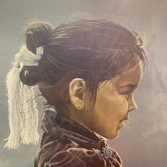 Ray Swanson | Art | Ray Swanson Little Girl 973 Portrait The Lithograph ...